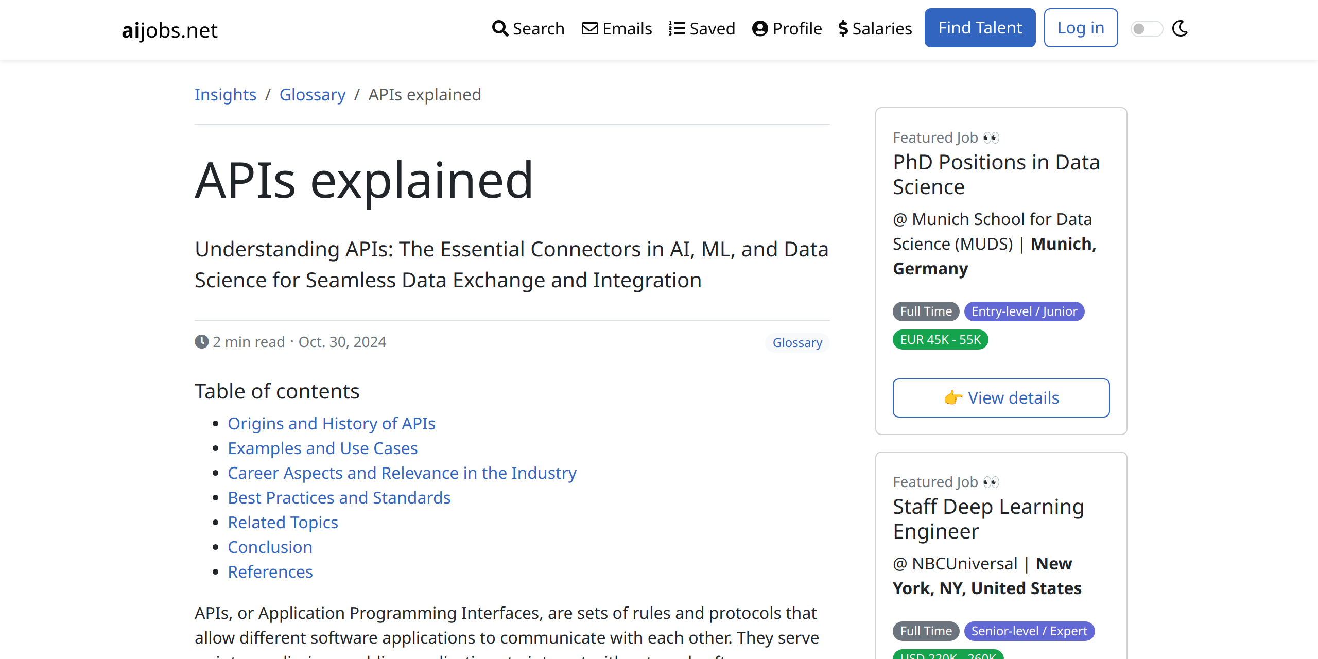 APIs explained | aijobs.net APIs explained | aijobs.net