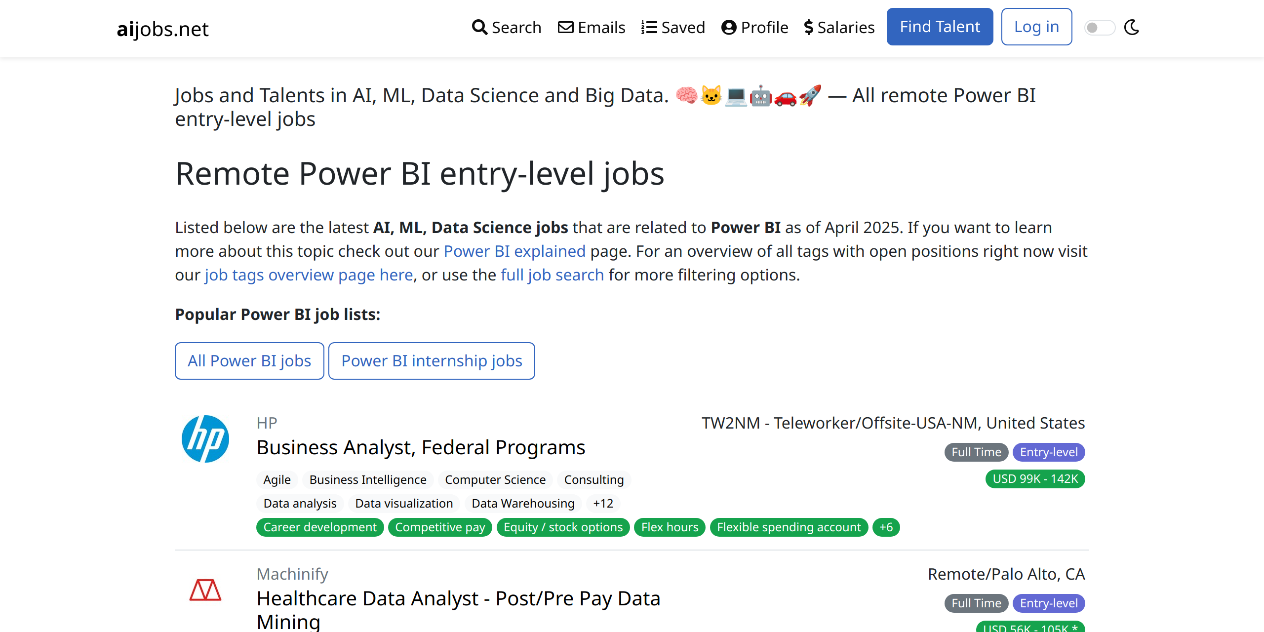 All remote Power BI entry-level jobs | aijobs.net All remote Power BI entry-level jobs | aijobs.net