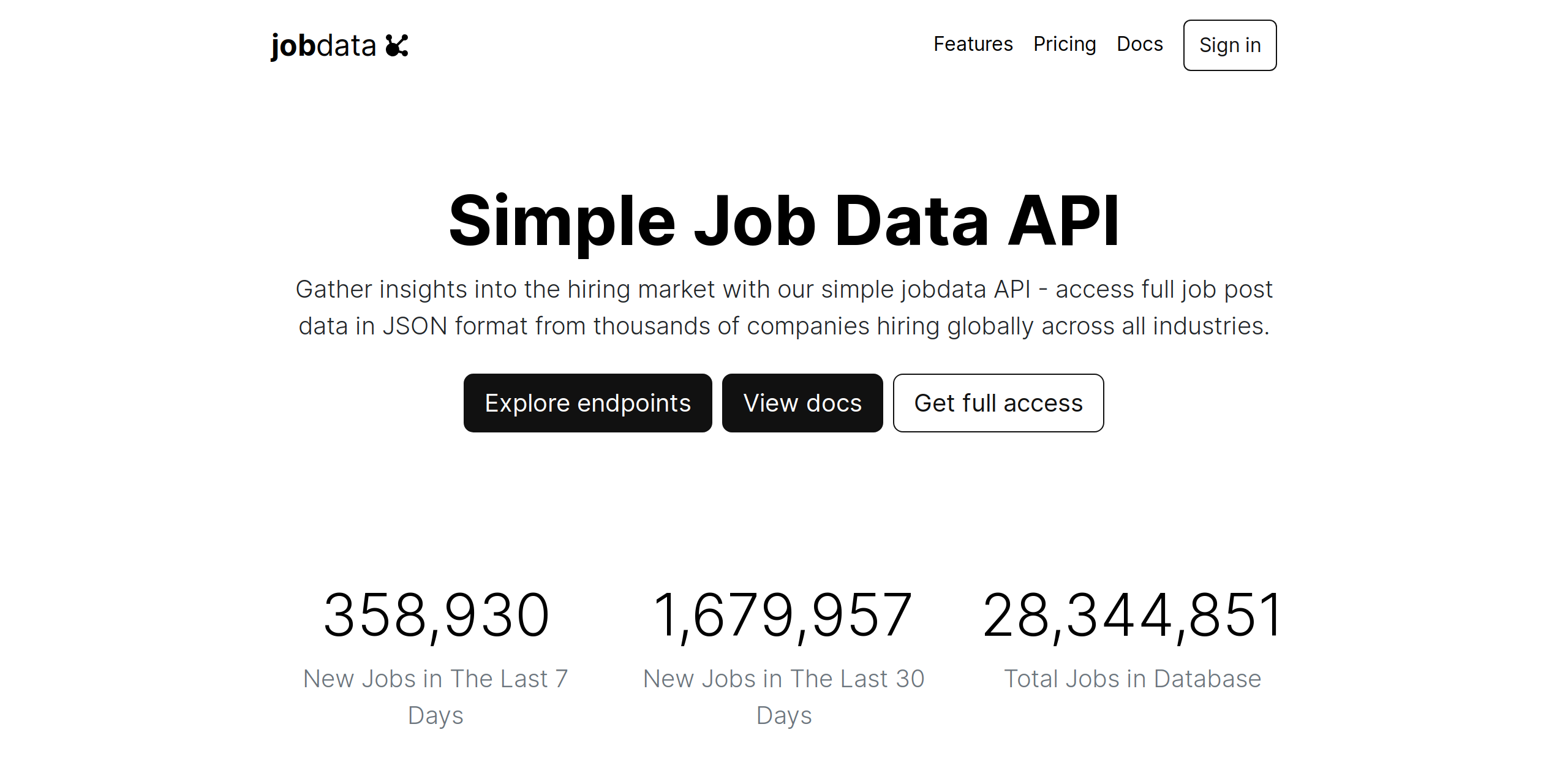 Simple Job Data API | jobdataapi.com