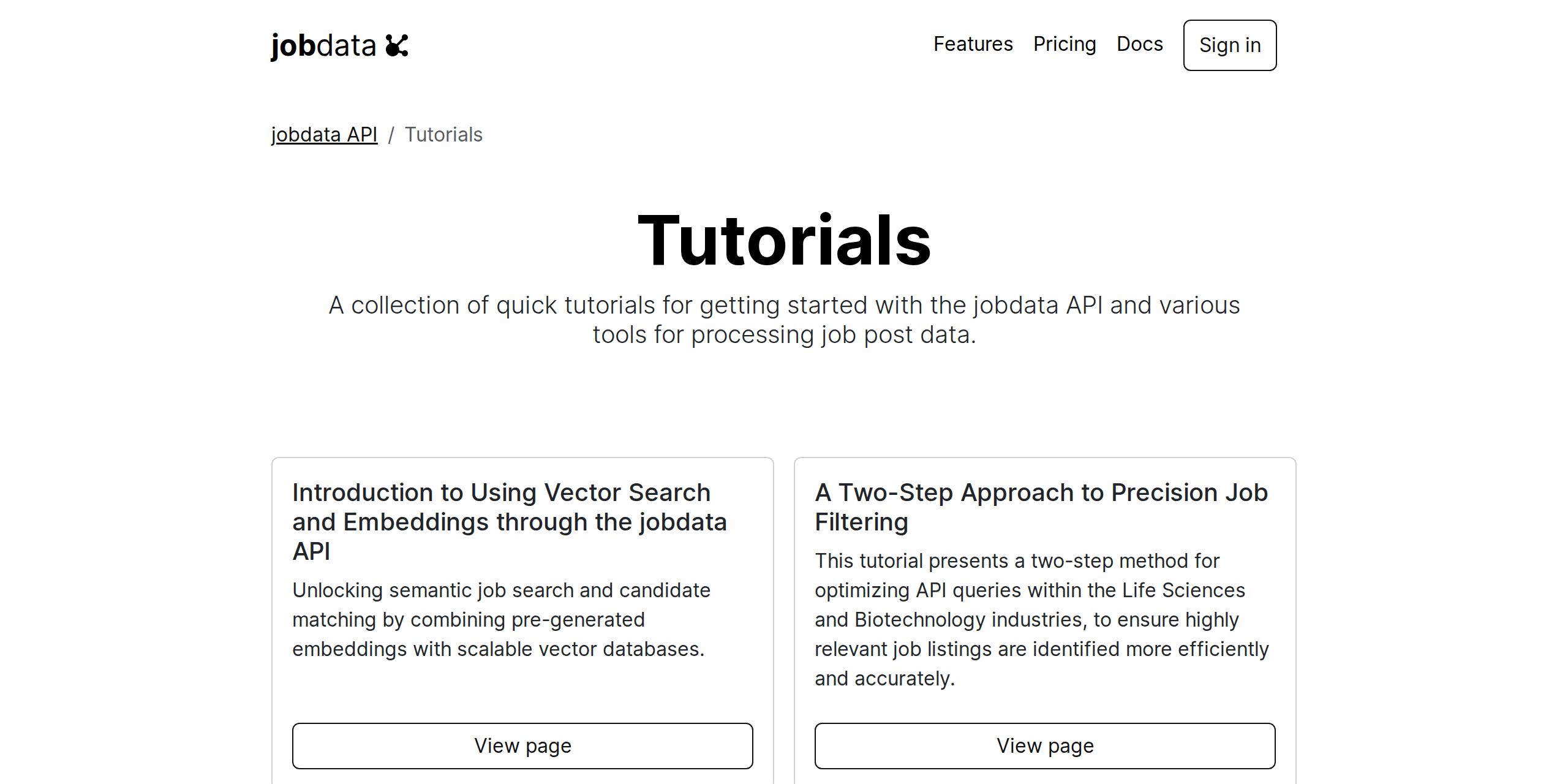 Tutorials | jobdataapi.com